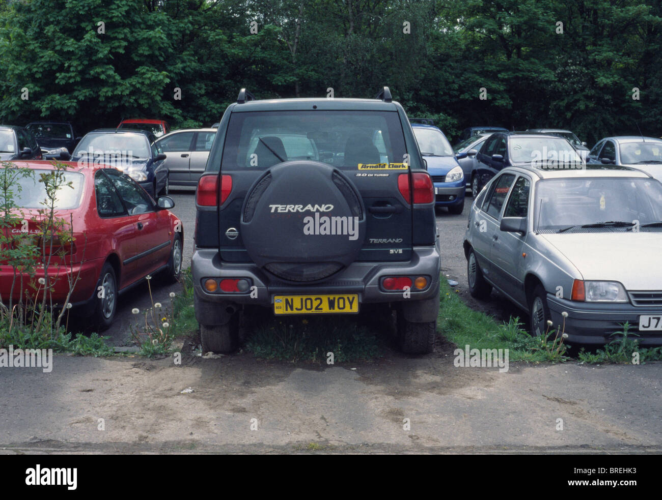 Glasgow four by four Stock Photo - Alamy