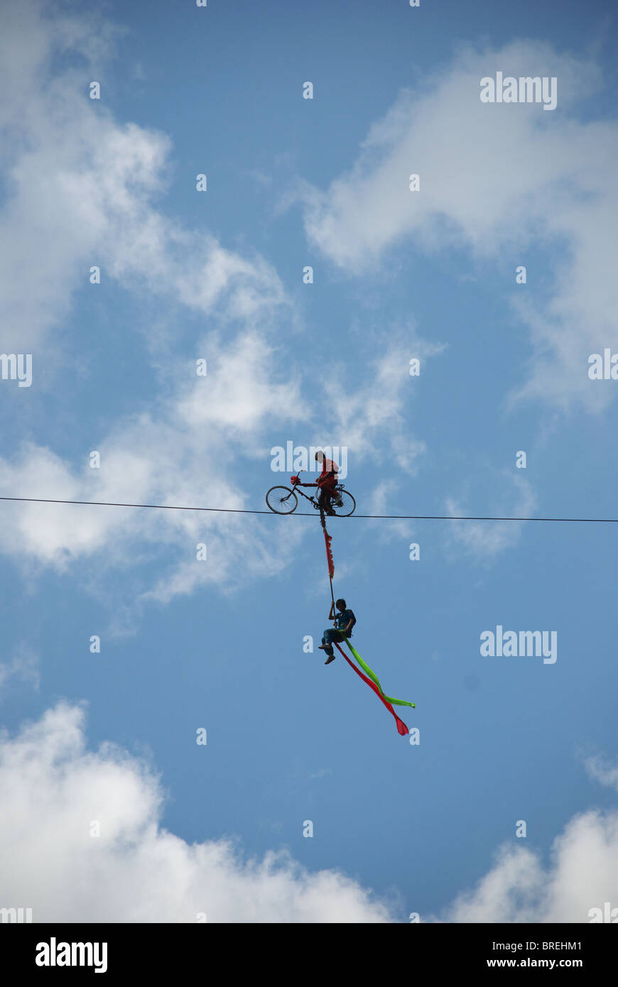 Wirewalking hi-res stock photography and images - Alamy
