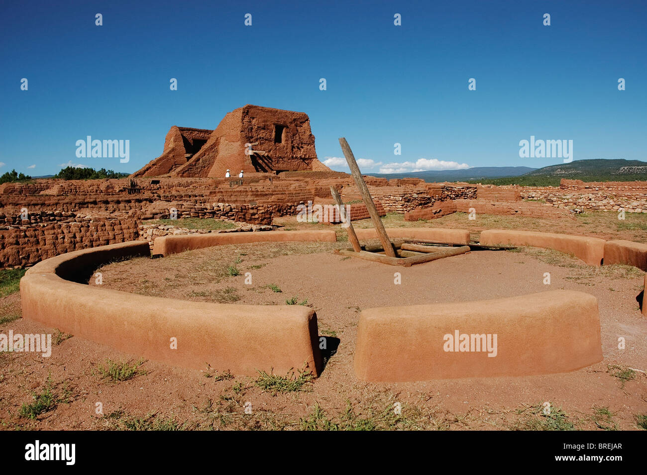 Pecos pueblo church ruins hi-res stock photography and images - Alamy