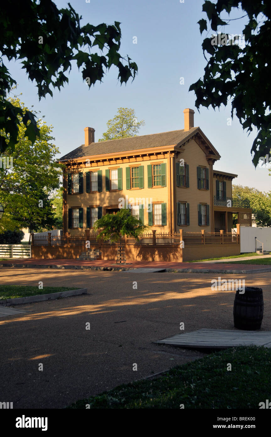 Lincoln house springfield hi-res stock photography and images - Alamy