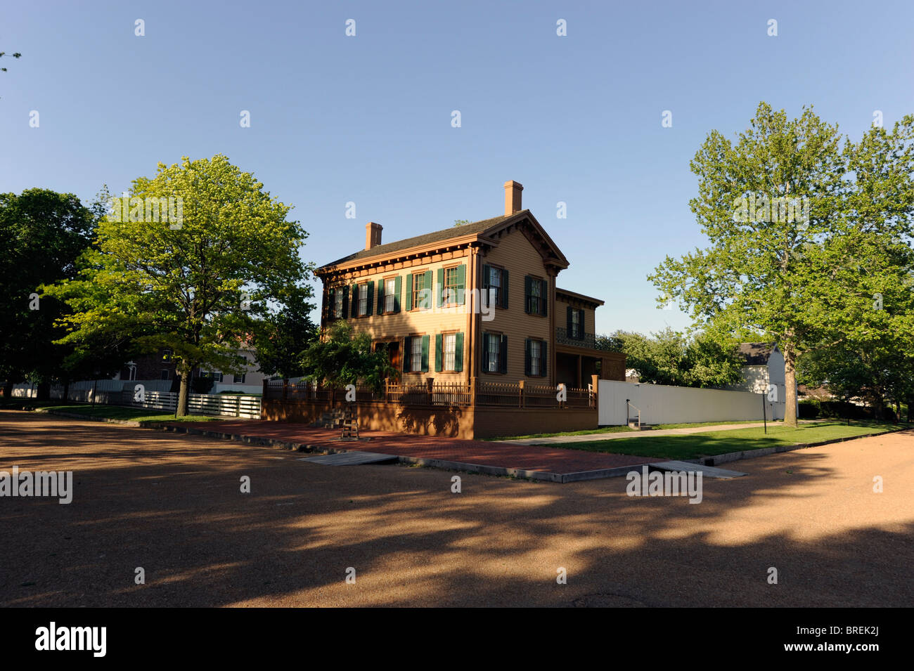 Abraham Lincoln Home National Historic Site Springfield Illinois Stock ...