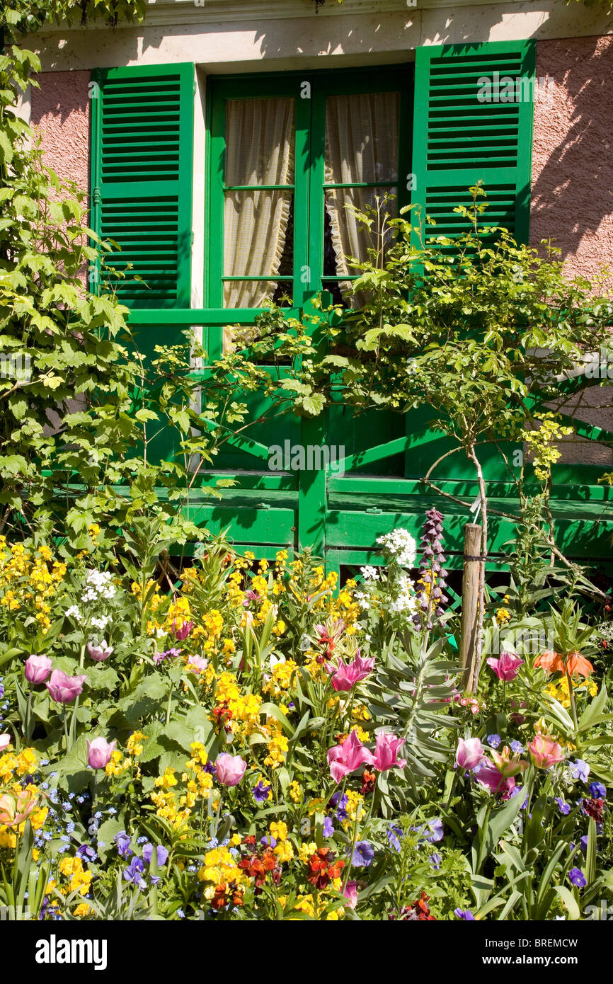 House of Claude Monet, museum, Giverny near Vernon, Normandy, France ...