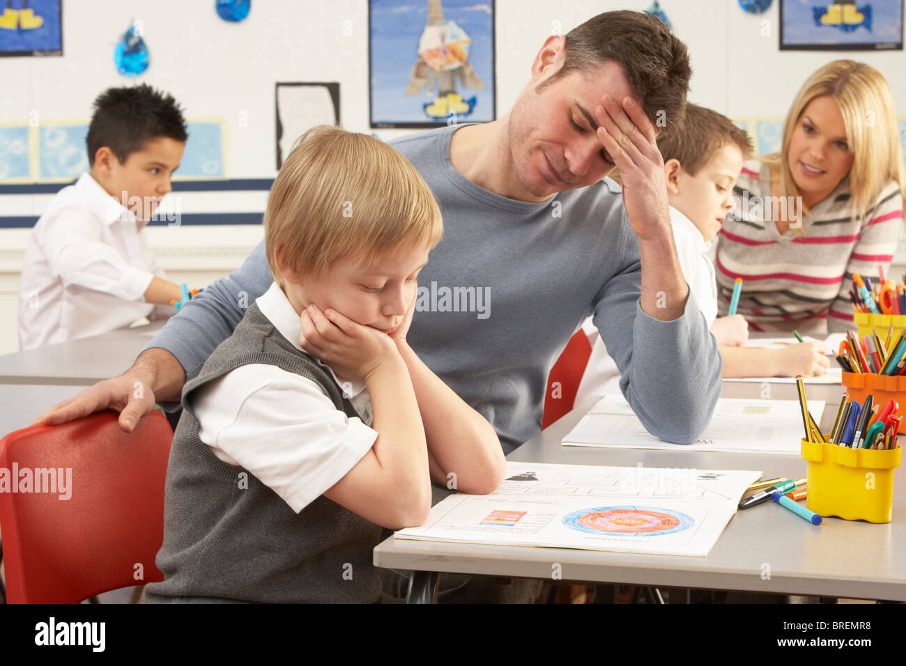 Teacher classroom hi-res stock photography and images - Alamy
