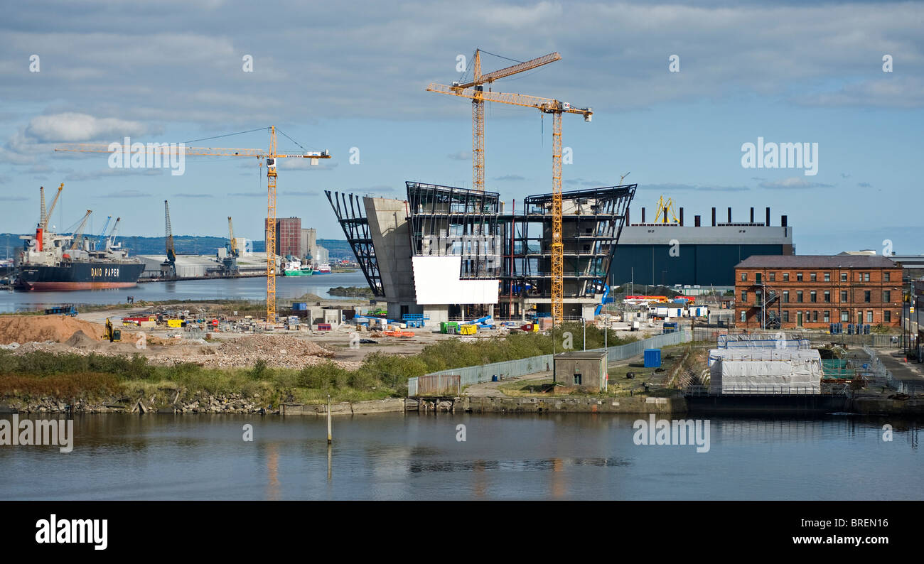 'Titanic Quarter', Belfast Docks Stock Photo - Alamy