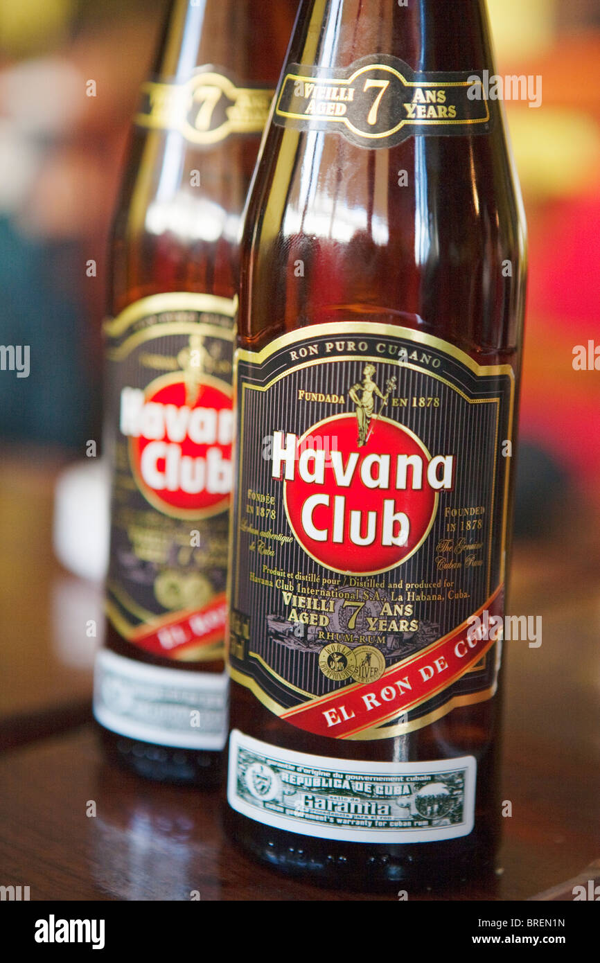 HABANA VIEJA: BAR HAVANA CLUB Stock Photo - Alamy
