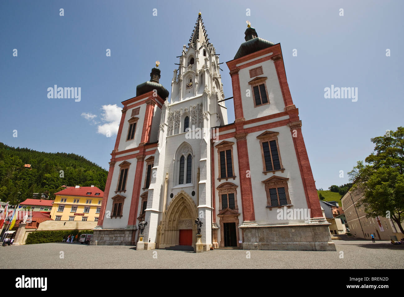 Wallfahrtsbasilika, pilgrimage basilica, Mariazell, Styria, Austria ...