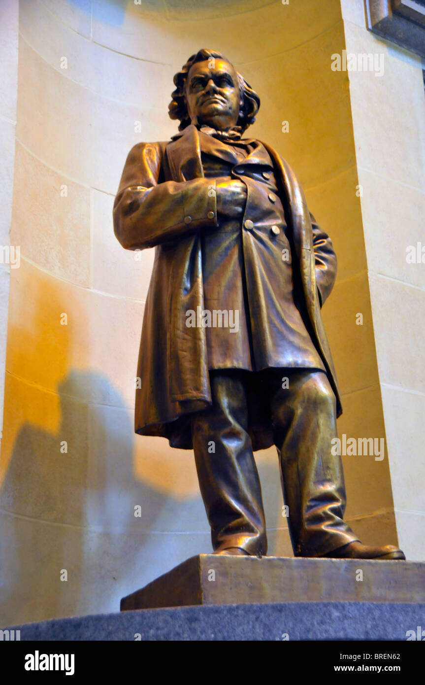 Statue of Stephen Douglas inside State Capitol Building Springfield ...