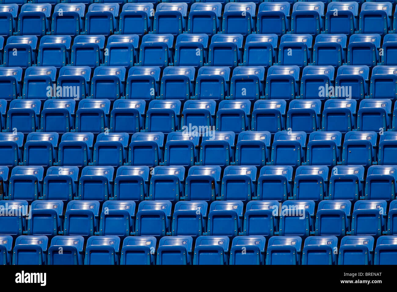 Empty Stadium Seating Stock Photo - Alamy