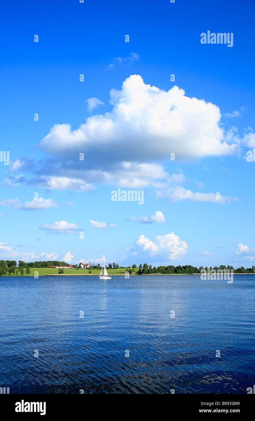 lake ryn masuria, poland, europe Stock Photo - Alamy
