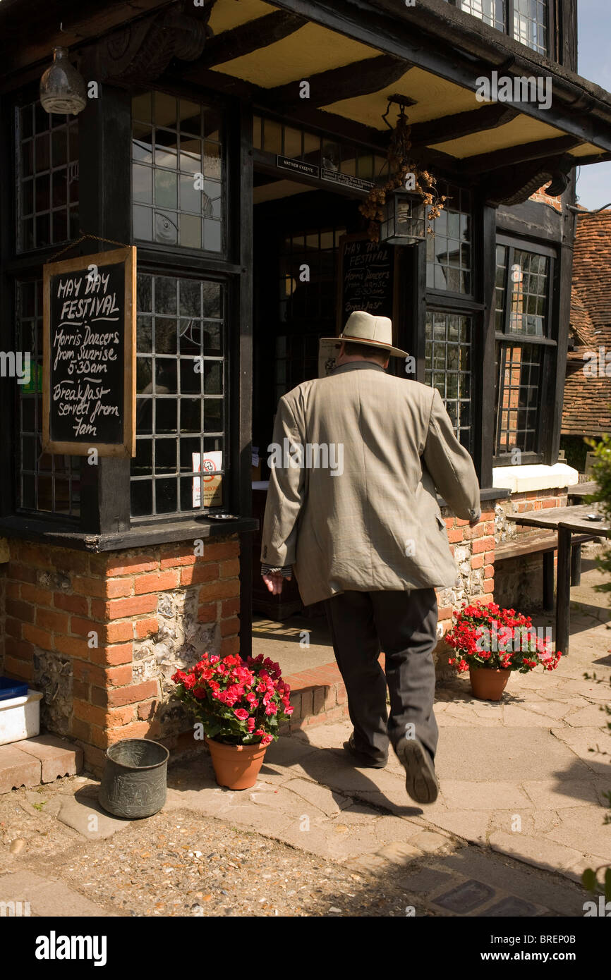 The Royal Standard Pub near London. The pub has a traditional ...