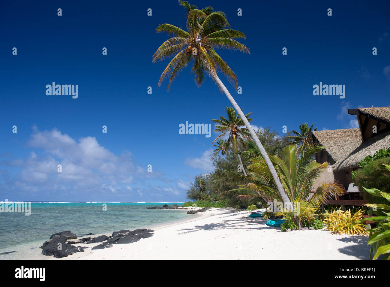 Muri Beach in the Cook Islands Stock Photo - Alamy