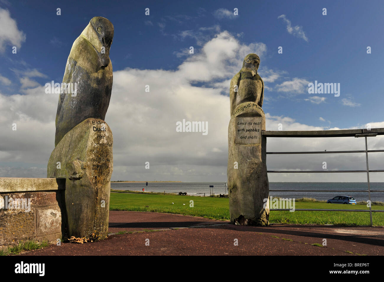 Observation point over looking Monifieth Bay Stock Photo - Alamy