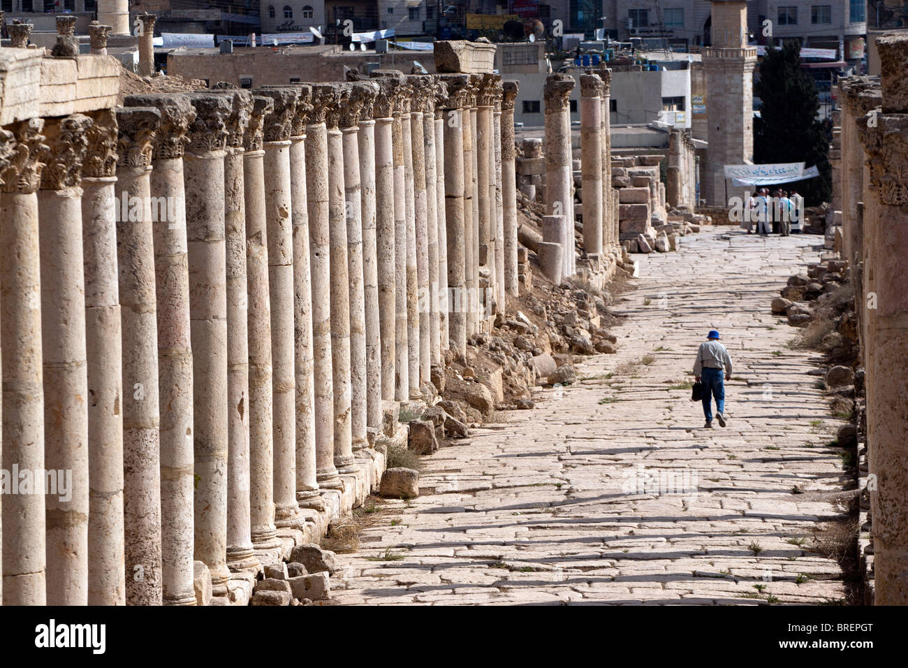 The Roman Ruins of Jerash, Jordan, Middle East Stock Photo - Alamy