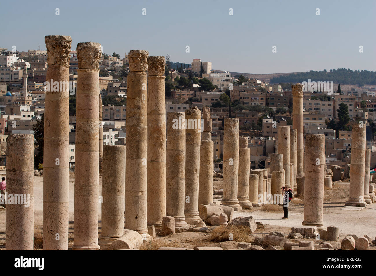 The Roman Ruins of Jerash, Jordan, Middle East Stock Photo - Alamy