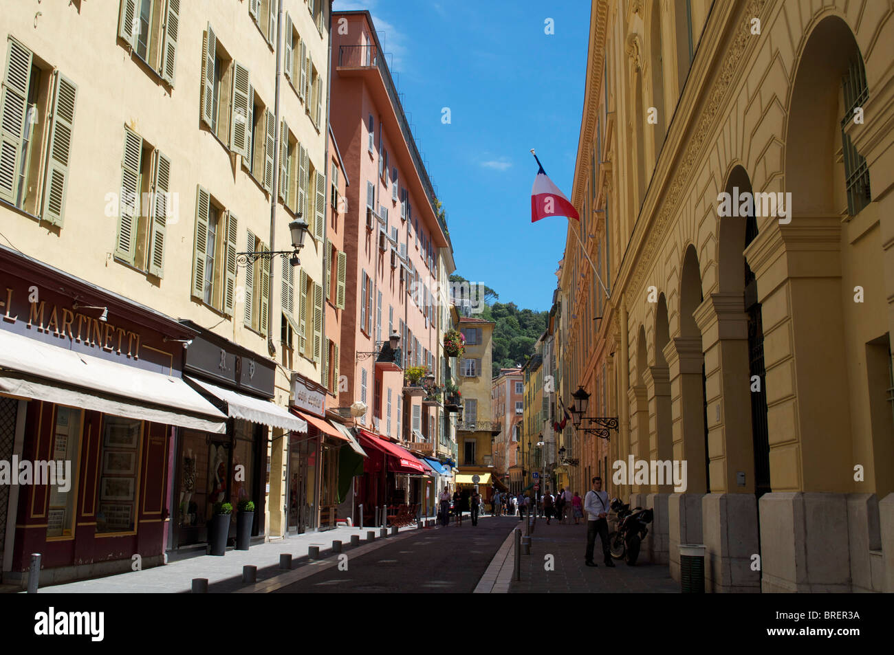 Old town in nice, france hi-res stock photography and images - Alamy