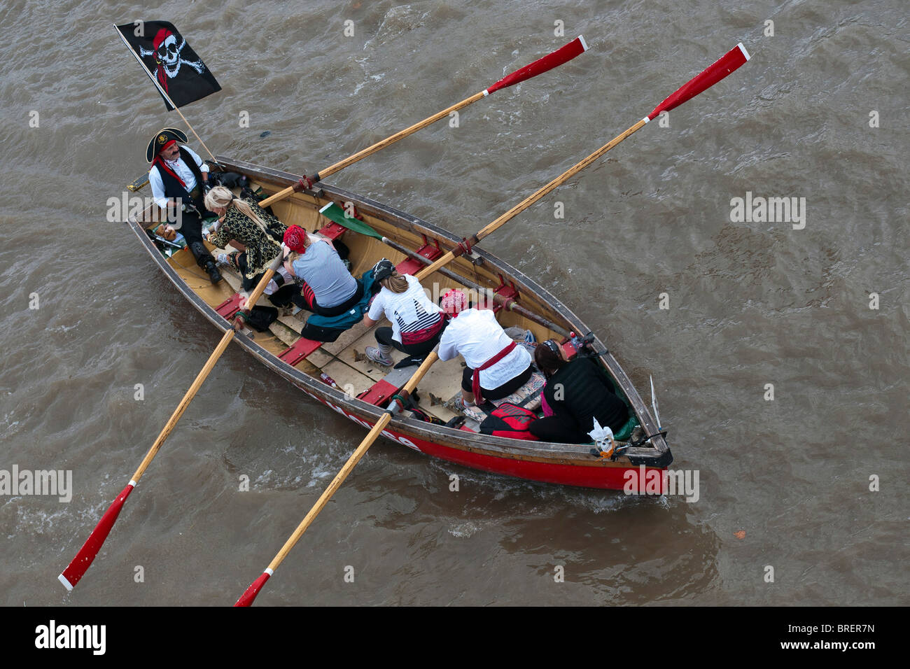 The Great River Race, a marathon rowing event involving hundreds of ...