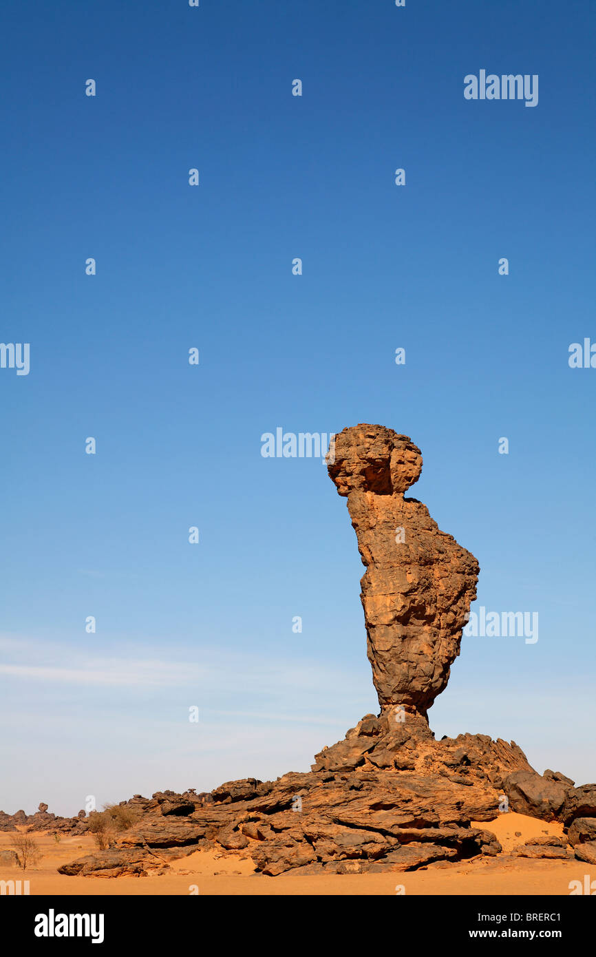Natural rock formation in the Akakus Mountains, Libya Stock Photo - Alamy