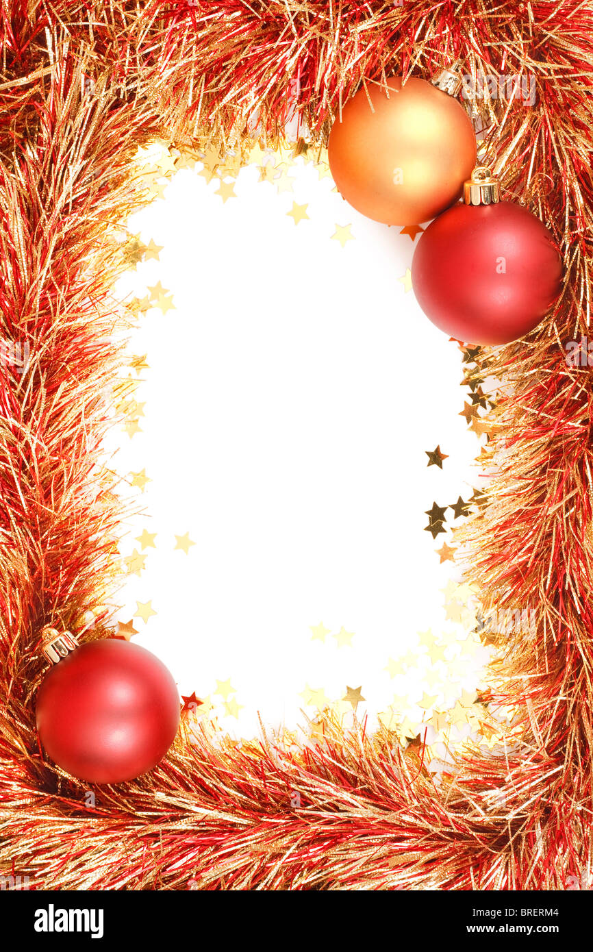 Tinsel border frame hi-res stock photography and images - Alamy
