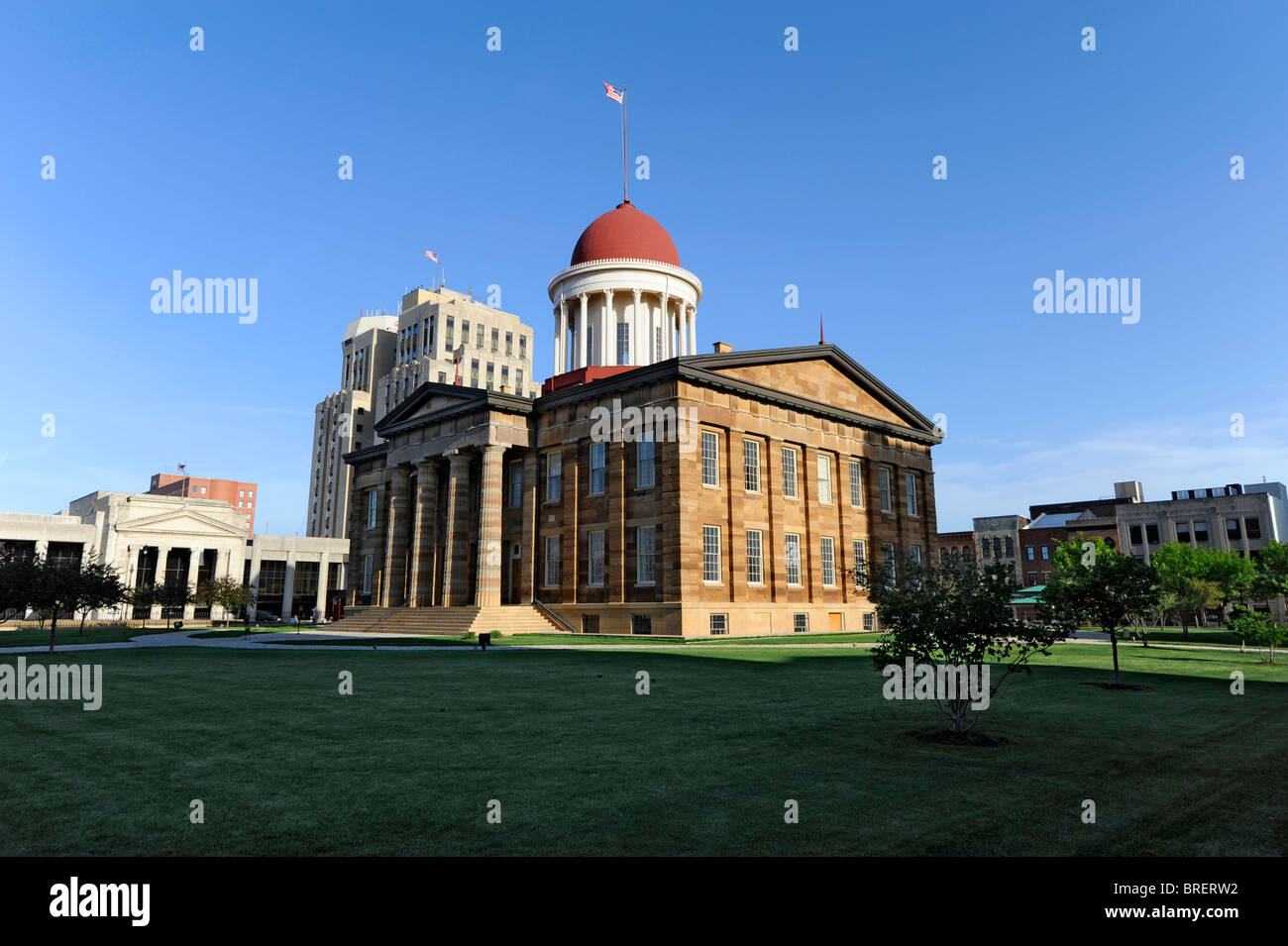 Old State Capitol Historic Site Springfield Illinois Stock Photo - Alamy