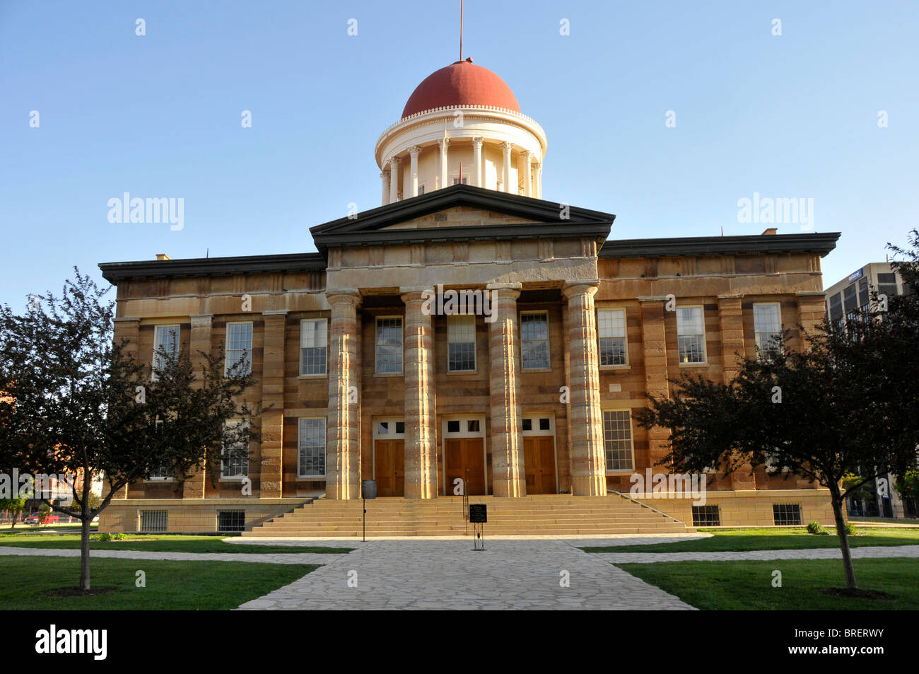 Old State Capitol Historic Site Springfield Illinois Stock Photo - Alamy