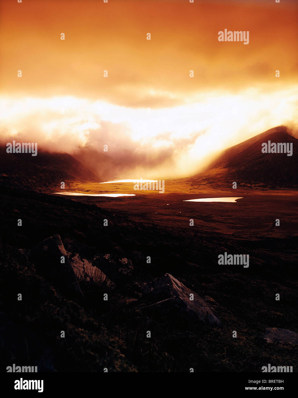 Conor Pass, Dingle Peninsula, Co Kerry, Ireland Stock Photo - Alamy