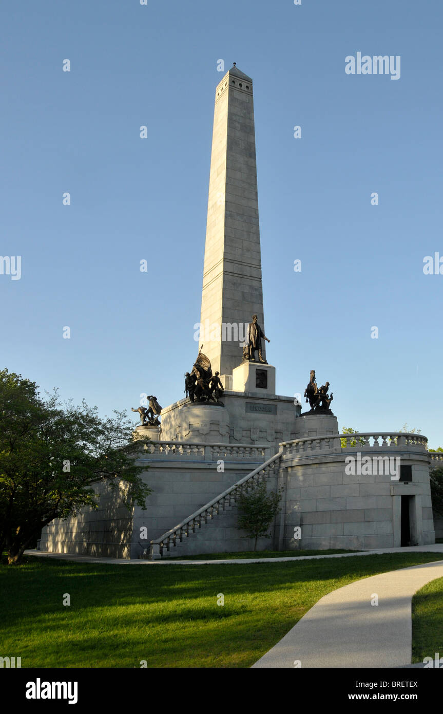 Abraham Lincoln Tomb Oak Ridge Cemetery Springfield Illinois Stock ...