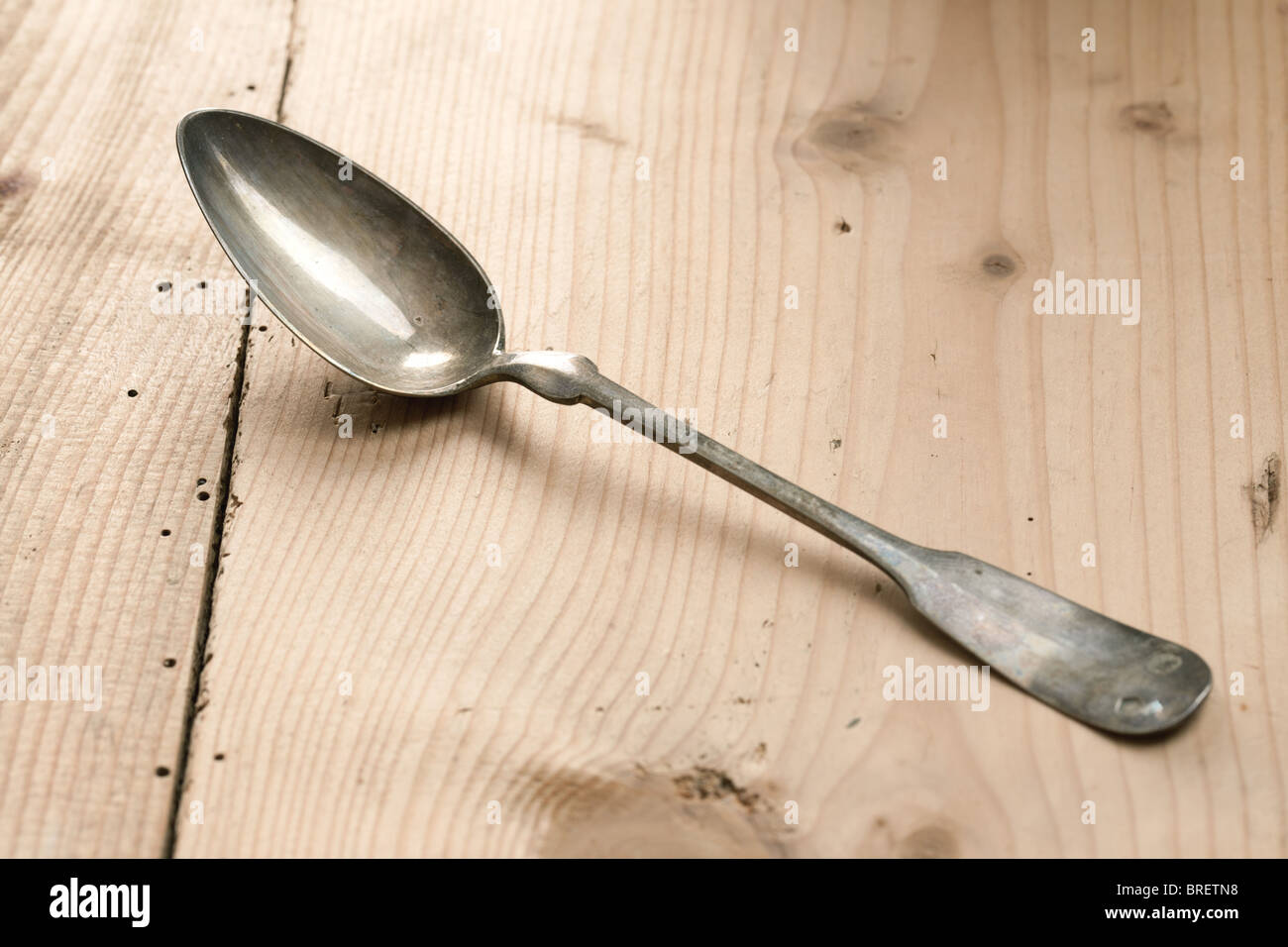 Old spoons metal hi-res stock photography and images - Alamy