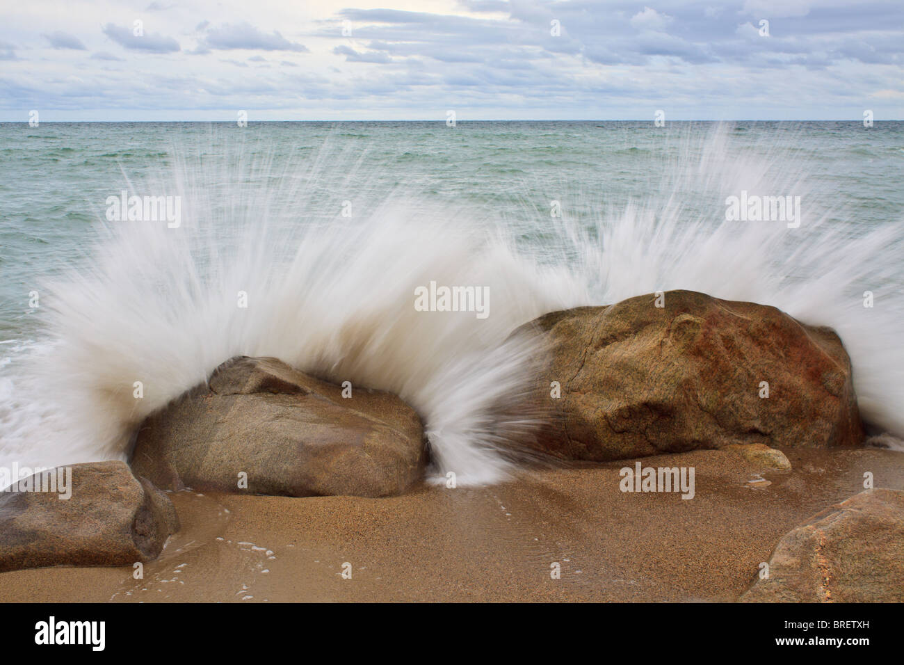 Water Spray Over The Rocks High Resolution Stock Photography and Images ...