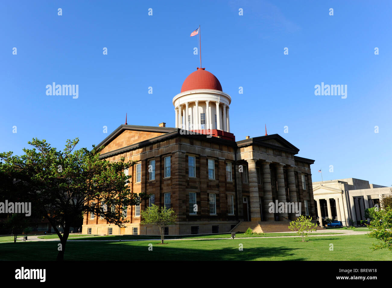 Old State Capitol Historic Site Springfield Illinois Stock Photo - Alamy