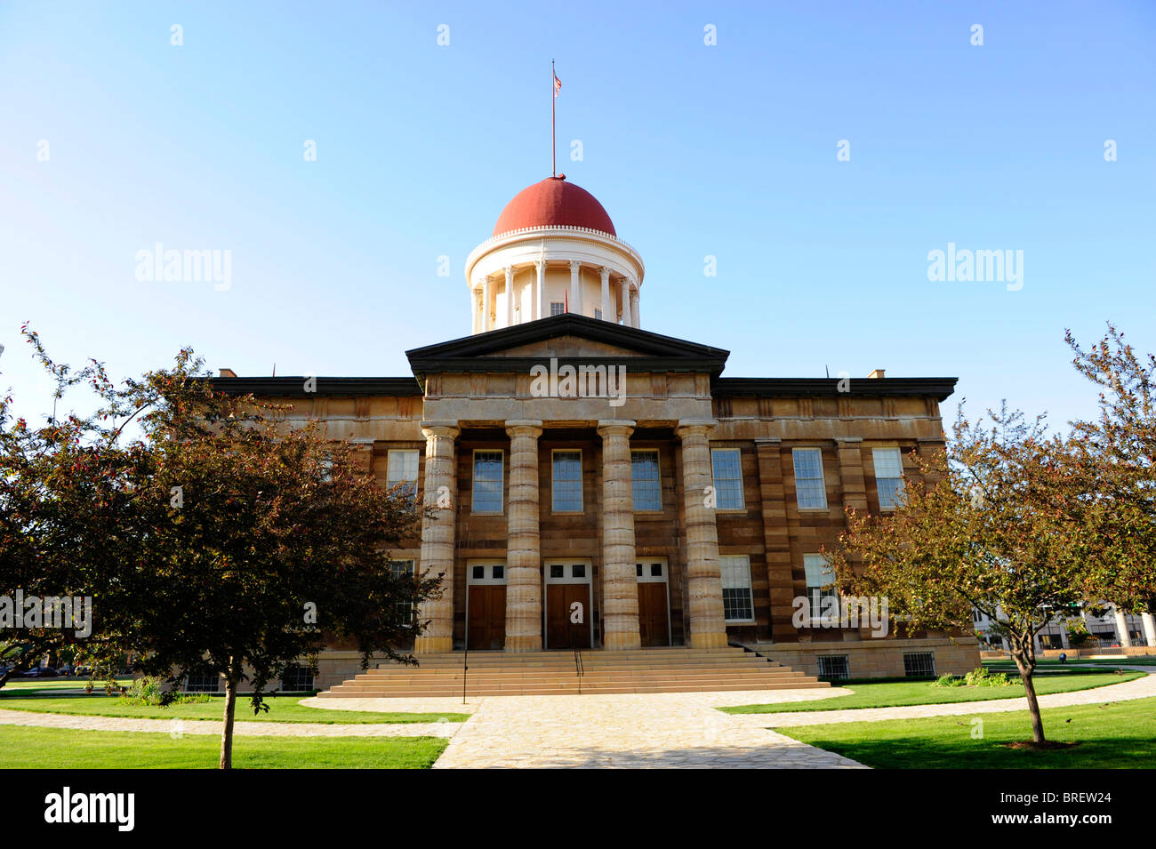 Old State Capitol Historic Site Springfield Illinois Stock Photo - Alamy