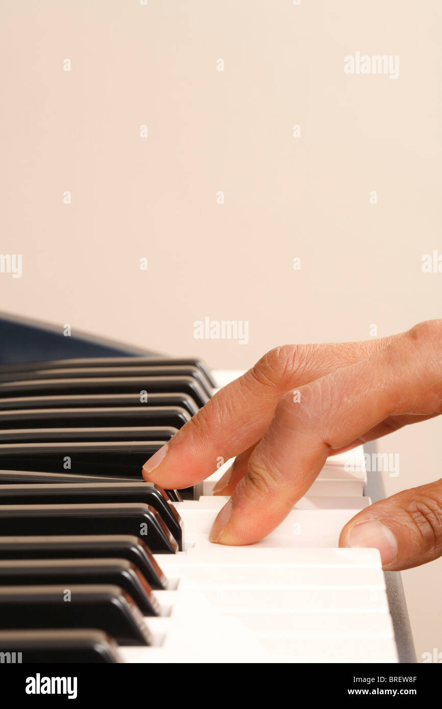 Female keyboard player performing hi-res stock photography and images ...