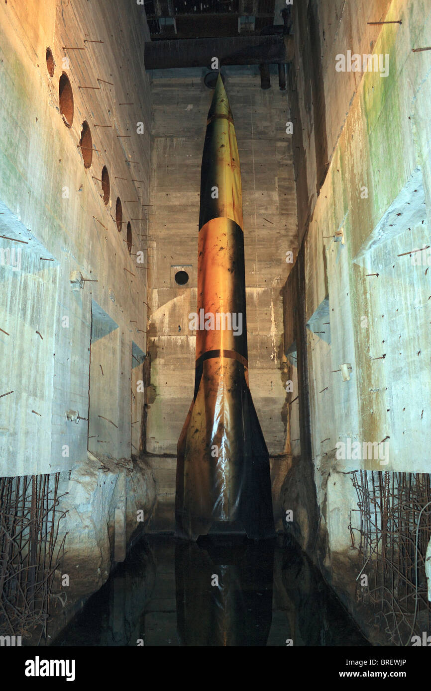 The Blockhaus at Eperlecques, a giant concrete bunker, is the V2 launch ...