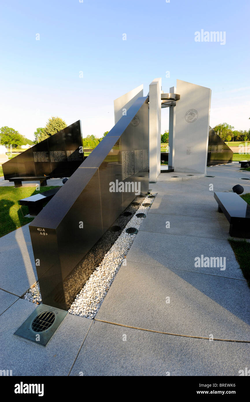 Illinois Vietnam War Memorial Oak Ridge Cemetery Springfield Stock ...