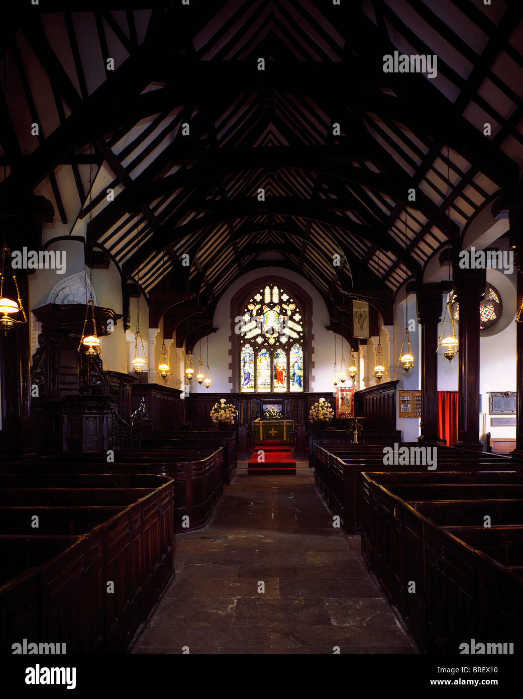 Waringstown, Co Antrim, Ireland; Church Interior Stock Photo - Alamy