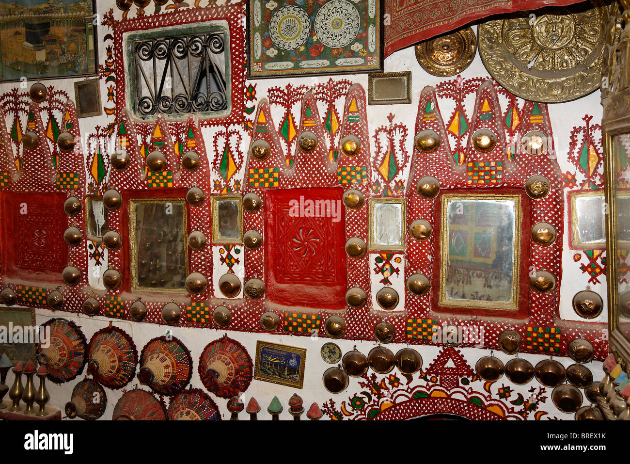 Interior decoration of a house in Ghadames Old Town, Libya Stock Photo ...