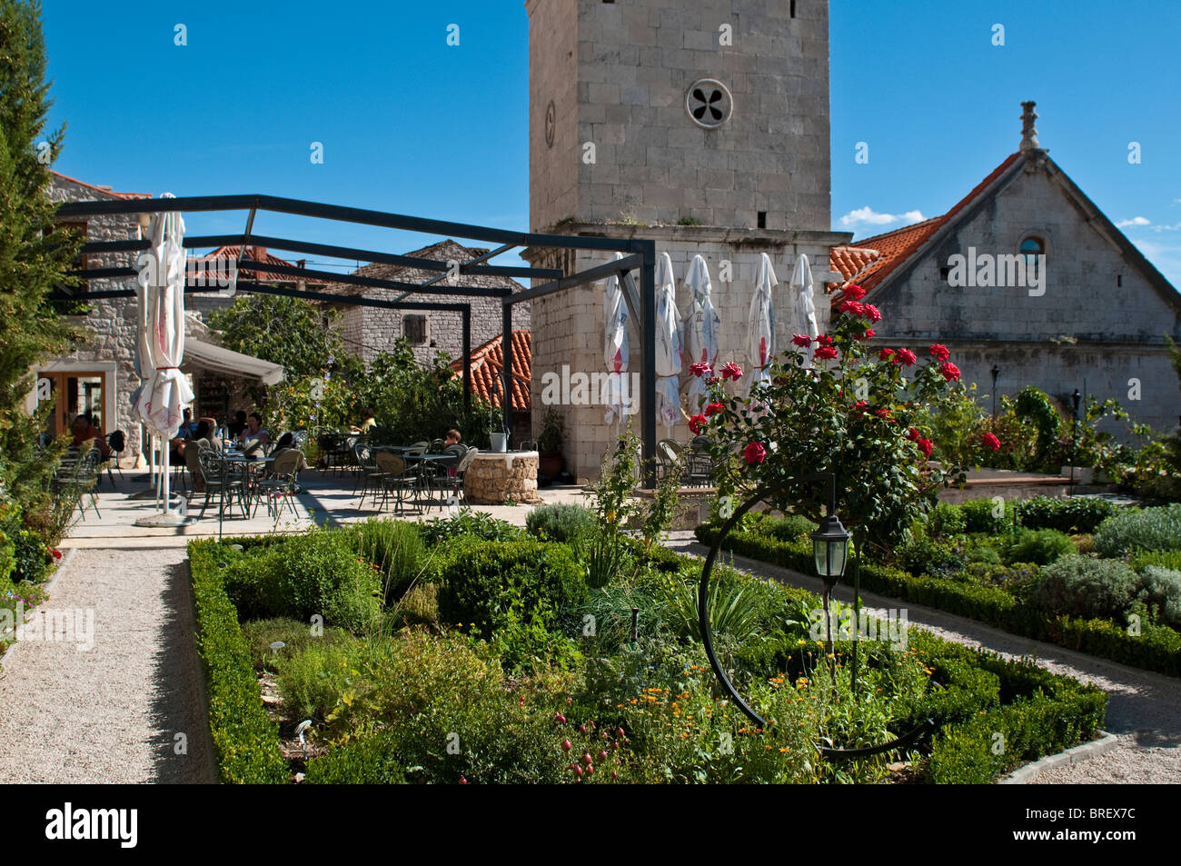 Medieval monastery garden hi-res stock photography and images - Alamy