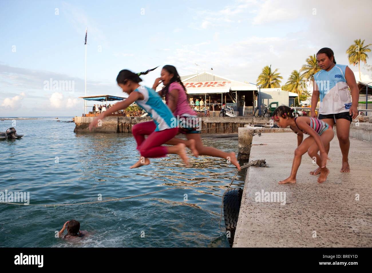 Cook islands kids hi-res stock photography and images - Alamy