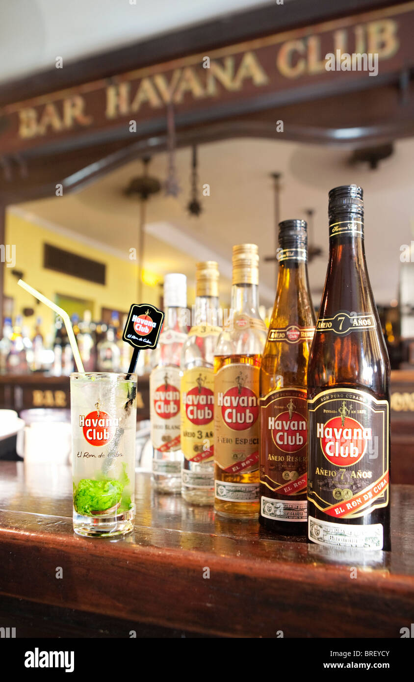 Cuban rum bottles hi-res stock photography and images - Alamy
