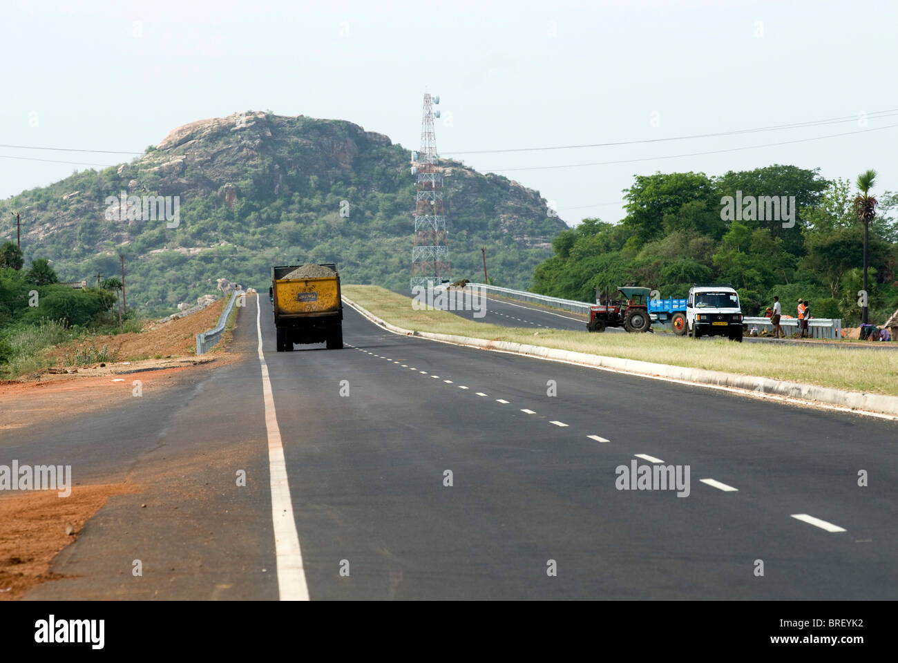National Highway 45B near Melur;Madurai, Tamil Nadu Stock Photo - Alamy