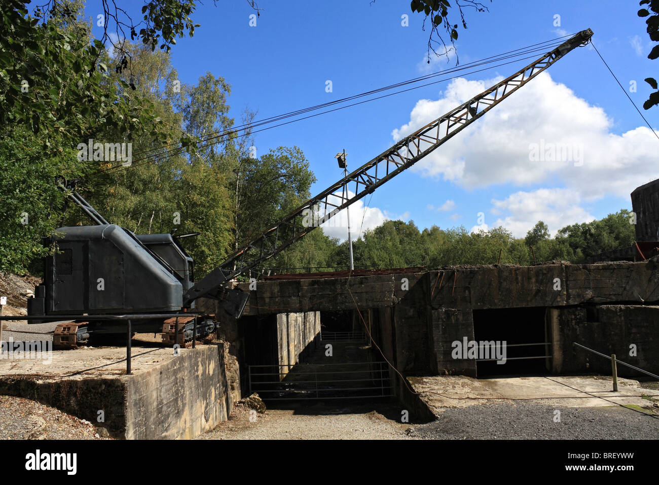 The Blockhaus at Eperlecques, a giant concrete bunker, is the V2 launch ...