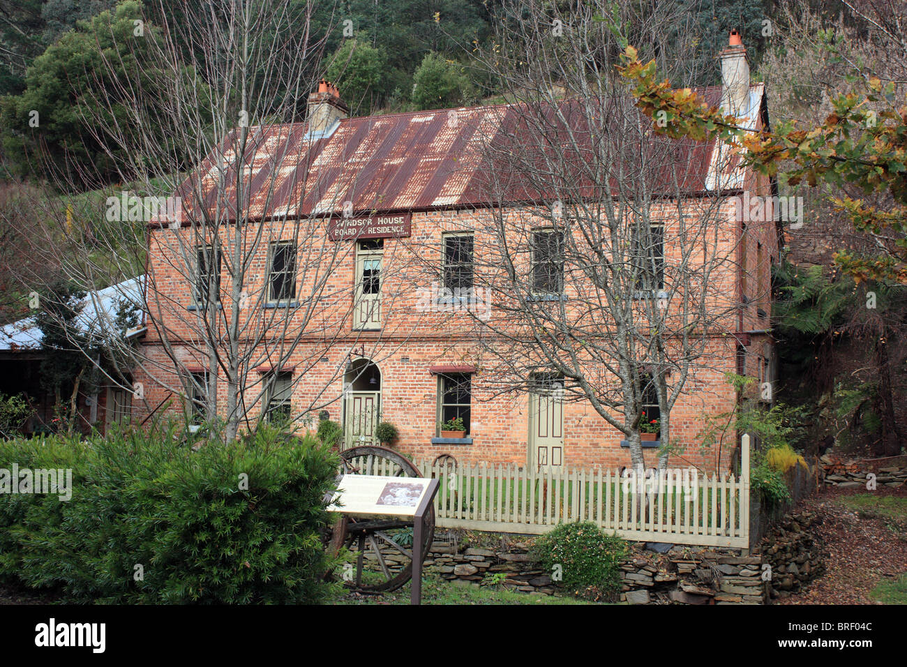 HISTORIC WINDSOR HOUSE IN WALHALLA GIPPSLAND REGION VICTORIA AUSTRALIA ...