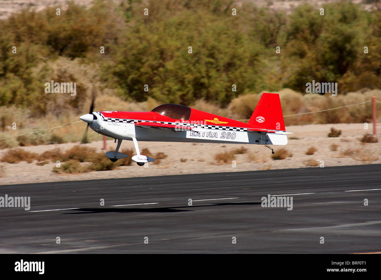 RC remote controlled airplane model in action Stock Photo - Alamy