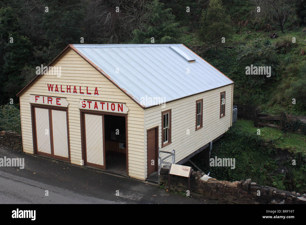 WALHALLA FIRE STATION VICTORIA AUSTRALIA BDA Stock Photo - Alamy