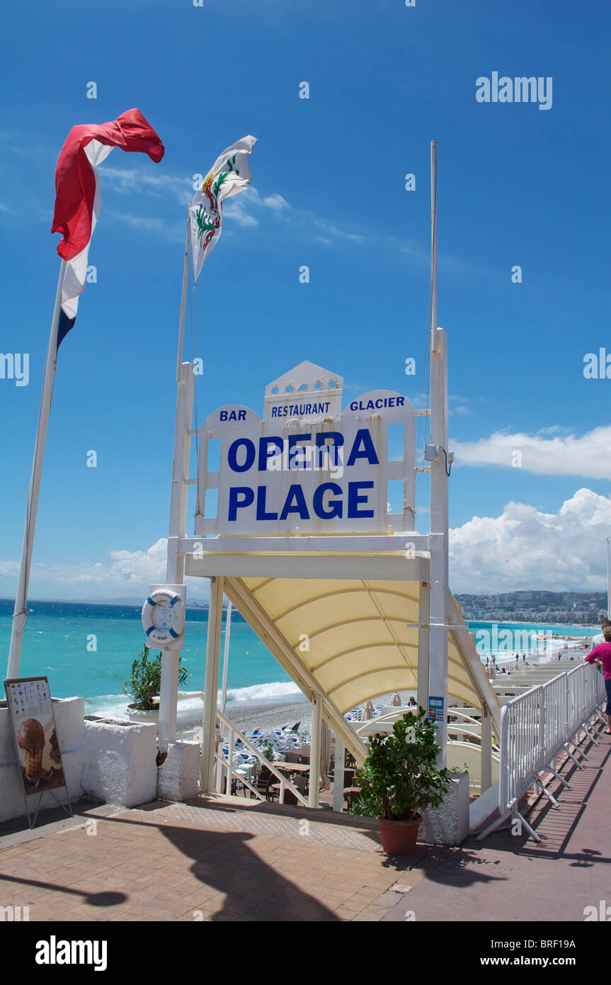 Opera Plage Promerade des Anglais Nice France Stock Photo - Alamy