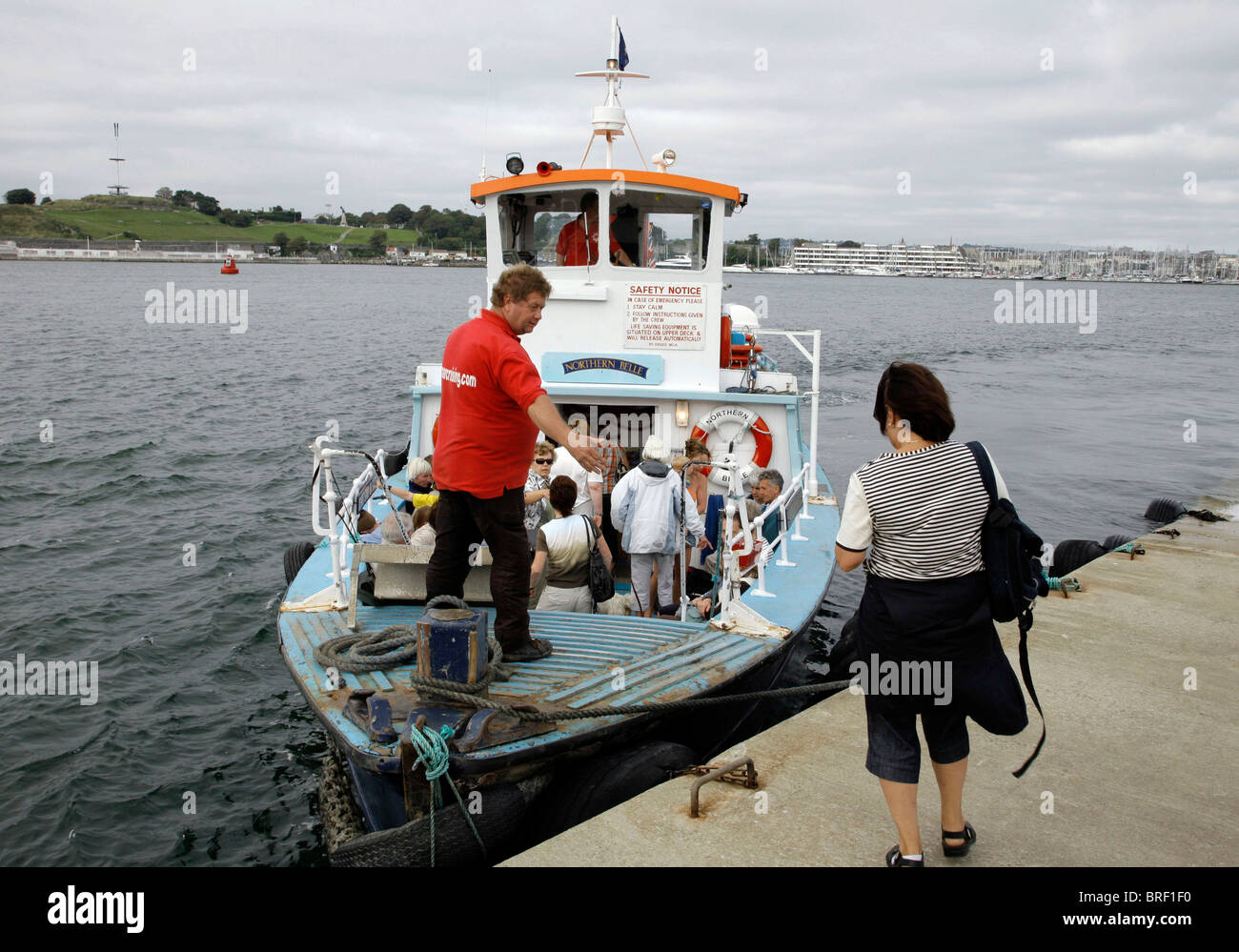 Ferry, Plymouth, Cornwall, South England, Great Britain, Europe Stock ...