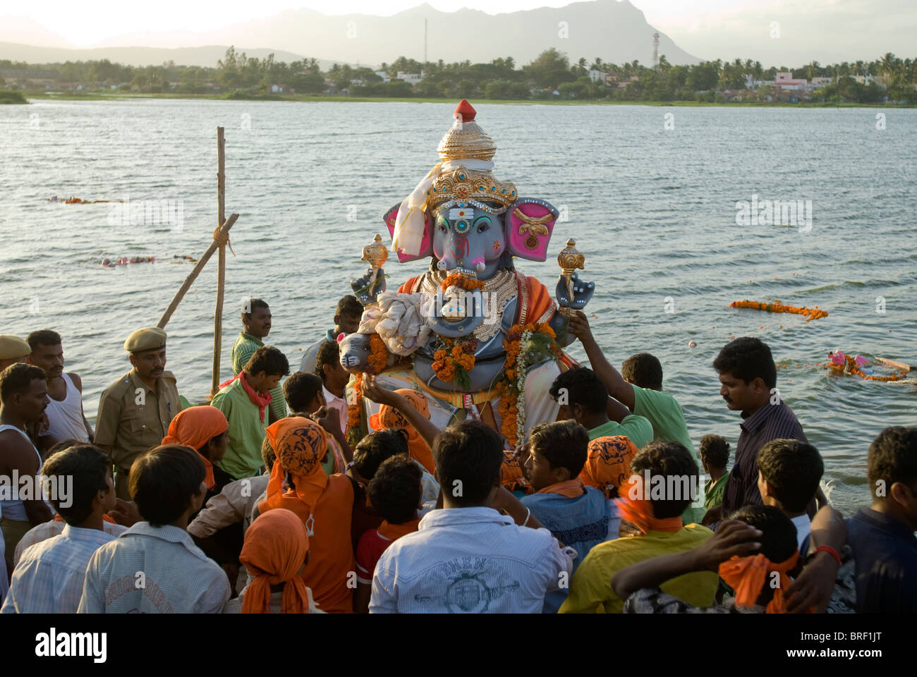 Ganesh ganpati Festival ; People Carrying idol of Lord Ganesh for ...