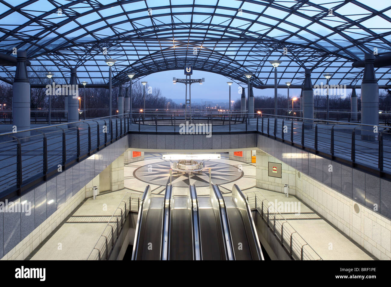 Westfalenhallen subway station, Dortmund, Ruhr Area, North Rhine ...