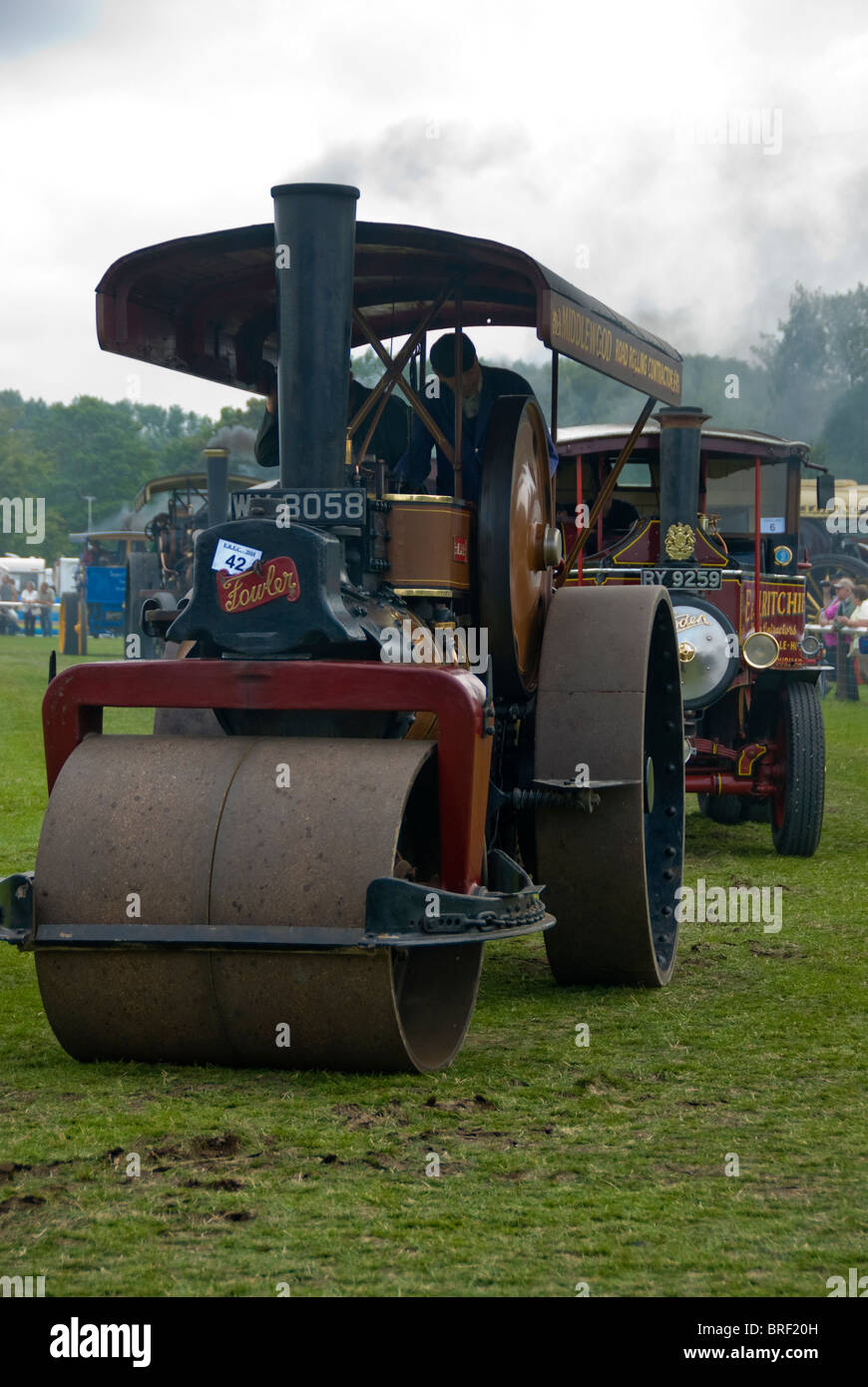 Fowler 10 ton 1922 Ralph Roller at Driffield Stock Photo - Alamy