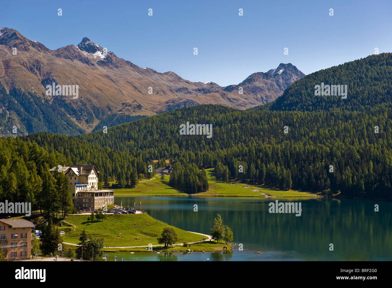 landscape, St. Moritz, Switzerland Stock Photo - Alamy