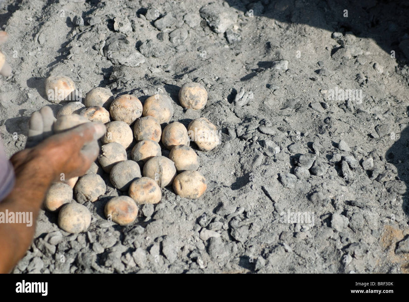 Bati-Rajasthani Traditional Food Stock Photo - Alamy